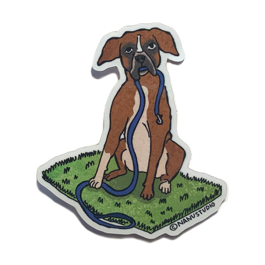 Boxer Dog Sticker – NANU Studio